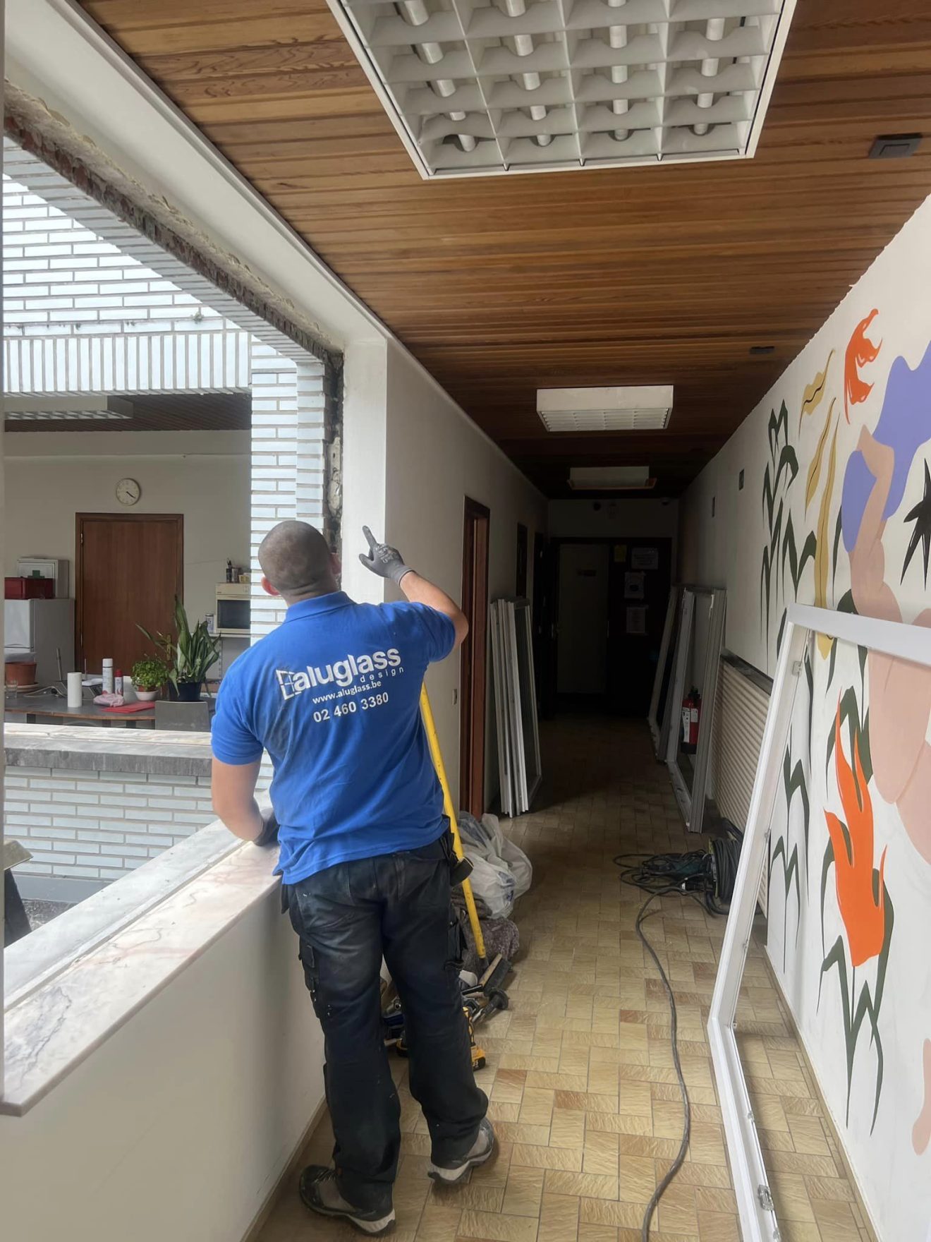 Anderlecht: Châssis PVC Salamander 76 • AluGlass Bruxelles
